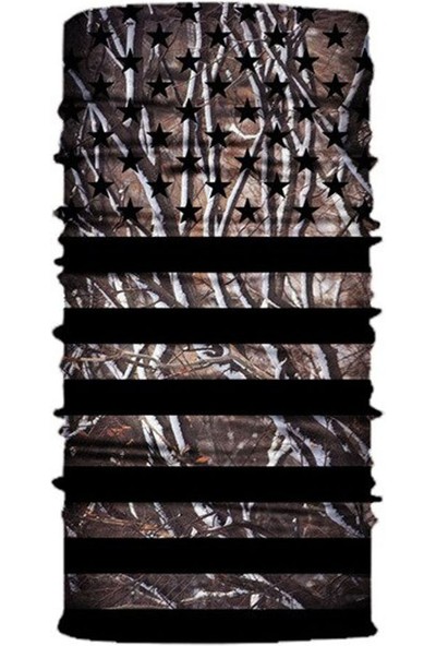 Knmaster Buff Wooden Star Bisiklet Motosiklet Outdoor Çok Amaçlı Bandana Boyunluk