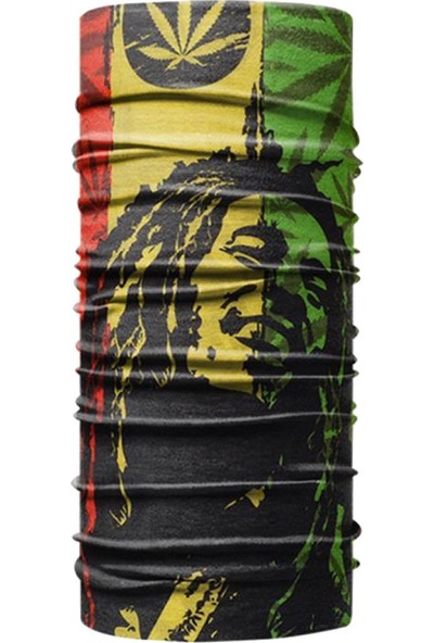 Knmaster Buff Reggae Bisiklet Motosiklet Outdoor Çok Amaçlı Bandana Boyunluk