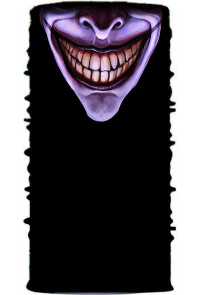 Knmaster Buff Purple Joker Bisiklet Motosiklet Outdoor Çok Amaçlı Bandana Boyunluk