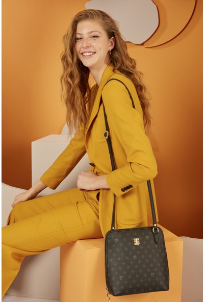 Pierre Cardin 05PO22Y1530-MN S Kadın Siyah Çapraz Çanta