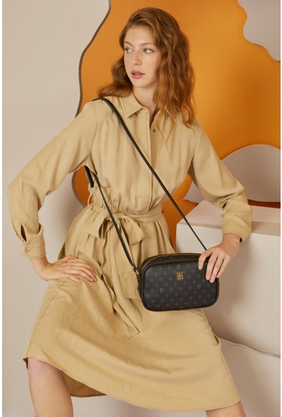 Pierre Cardin 05PO22Y1538-MN S Kadın Siyah Çapraz Çanta