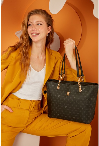 Pierre Cardin 05PO22Y1546-MN S Kadın Siyah Omuz Çantası