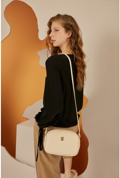 Pierre Cardin 05PO22Y1538-P BJ Kadın Print Bej Çapraz Çanta