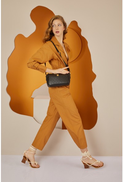 Pierre Cardin 05PO22Y1539-F S Kadın Siyah Omuz Çantası