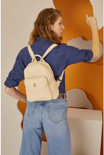 Pierre Cardin 05PO22Y1553-P BJ Kadın Print Bej Sırt Çantası Pierre Cardin 05PO22Y1553-P BJ Kadın Print Bej Sırt Çantası