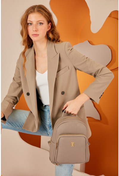 Pierre Cardin 05PO22Y1553-P V Kadın Print Vizon Sırt Çantası Pierre Cardin 05PO22Y1553-P V Kadın Print Vizon Sırt Çantası