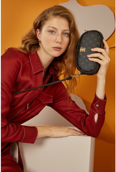 Pierre Cardin 05PO22Y1555-MN S Kadın Siyah Çapraz Çanta