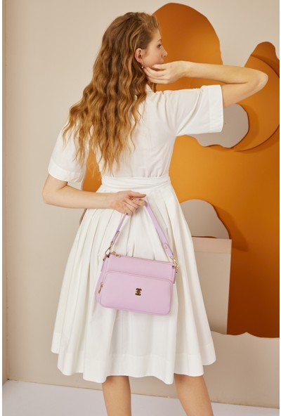 Pierre Cardin 05PO22Y1558-P LI Kadın Print Lila Çapraz Çanta Pierre Cardin 05PO22Y1558-P LI Kadın Print Lila Çapraz Çanta