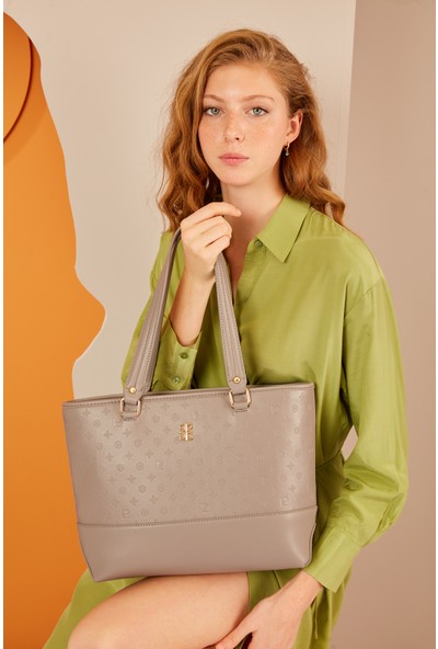 Pierre Cardin 05PO22Y1560-F V Kadın Floater Vizon Omuz Çantası