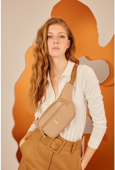 Pierre Cardin 05PO22Y1568-LSA Tp Kadın Toprak Bel Çantası