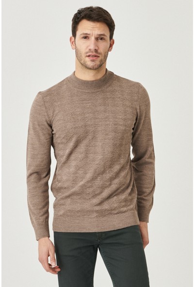 Altınyıldız Classics Standart Fit Yarım Balıkçı Yaka Triko Kazak