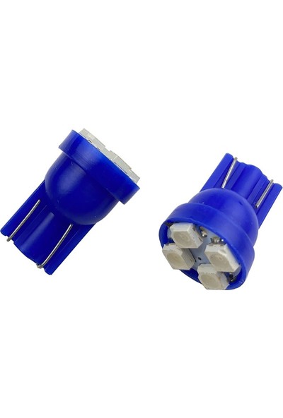 Space Dekoratif LED Ampul T10-2X4 Smd LED Mavi 12V/LAAM117-2-12 Space Dekoratif LED Ampul T10-2X4 Smd LED Mavi 12V/LAAM117-2-12