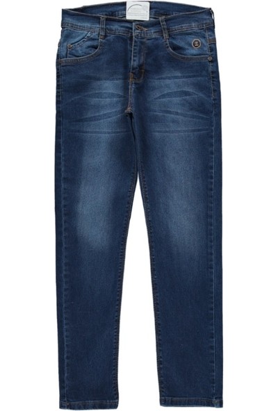 Paketle Express Koyu Mavi Likralı Erkek Kot Pantolon 12/16 Yaş