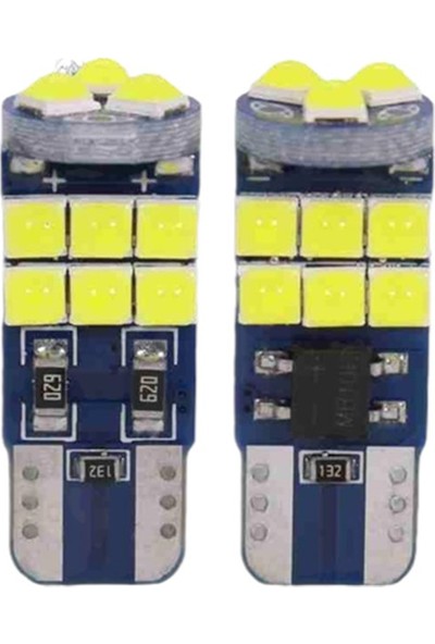 Space Dekoratif LED Ampul T10-18SMD 3030CANBUS 12V Çift Beyaz/ LAAM867 Space Dekoratif LED Ampul T10-18SMD 3030CANBUS 12V Çift Beyaz/ LAAM867