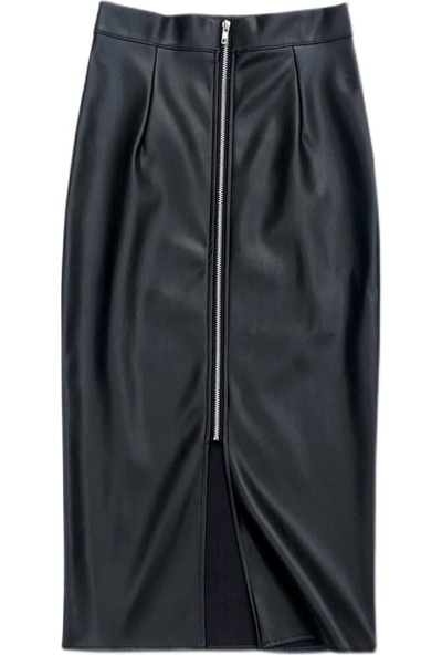 Gogoo Siyah Deri Etek (Yurt Dışından)