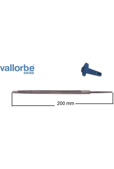 Vallorbe Üçgen Eğe Ince Diş Boy 200 mm Vallorbe Üçgen Eğe Ince Diş Boy 200 mm