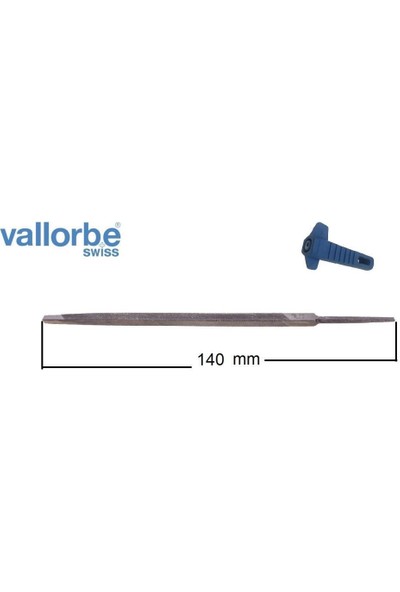 Vallorbe Üçgen Eğe Ince Diş Boy 140 mm Vallorbe Üçgen Eğe Ince Diş Boy 140 mm
