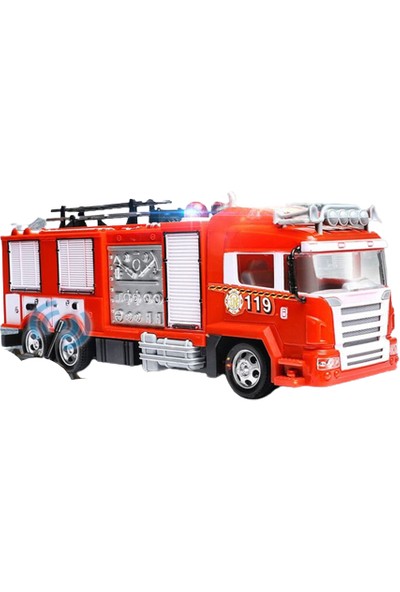 Charge Su Püskürtmeli Müzikli Uzaktan Kumandalı Itfaiye Araba