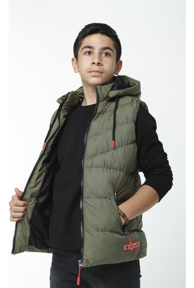 Pina Kids Erkek Çocuk Kapüşonlu Şişme Yelek Gxf Pina Kids Erkek Çocuk Kapüşonlu Şişme Yelek Gxf