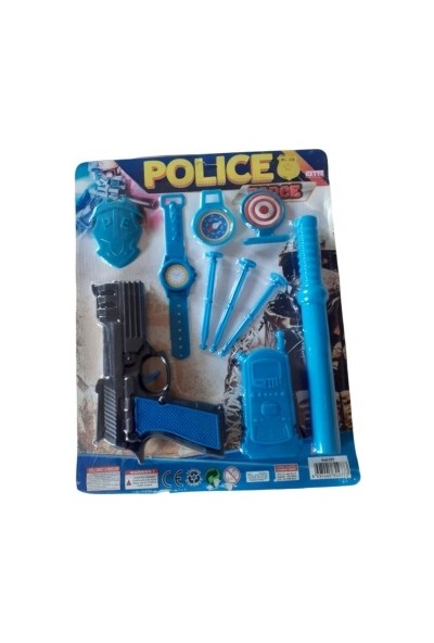 Kette Oyuncak Mavi Polis Seti
