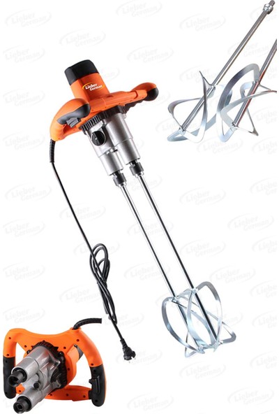Lieber German Teknoloji 3400 Watt Tam Profesyonel Çift Karıştırıcılı Alçı Boya Sıva Çimento Karıştırıcı Mikser Lieber German Teknoloji 3400 Watt Tam Profesyonel Çift Karıştırıcılı Alçı Boya Sıva Çimento Karıştırıcı Mikser
