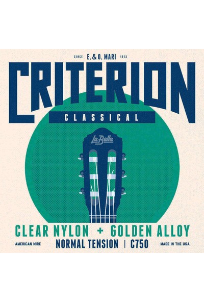 La Bella Tel Klasik Gitar (C750)