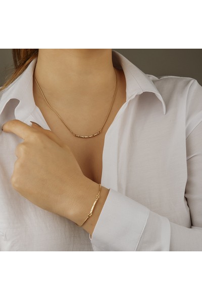 Siena 14 Ayar Taşlı Mini Takım