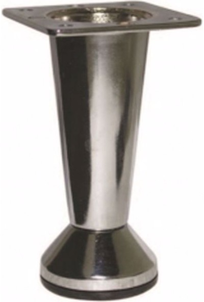 Adilon Konik Ayak Krom 8 cm 1 Adet (Dolap,mobilya,puf Ayağı )(Vidaları ) Adilon Konik Ayak Krom 8 cm 1 Adet (Dolap,mobilya,puf Ayağı )(Vidaları )