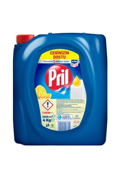 Pril Elde Bulaşık Deterjanı 4 kg Limon Pril Elde Bulaşık Deterjanı 4 kg Limon