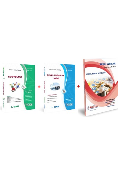 Egem Yayınları AÖF Sosyoloji 3. Sınıf 6. Dönem (Bahar) Konu Anlatımlı Soru Bankası (Ciltli) Egem Yayınları AÖF Sosyoloji 3. Sınıf 6. Dönem (Bahar) Konu Anlatımlı Soru Bankası (Ciltli)