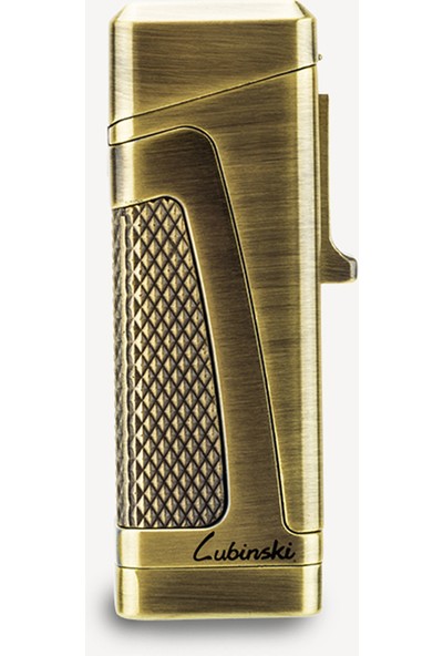 Lubinski Üç Torch Delicili Puro Çakmağı Gold Lubinski Üç Torch Delicili Puro Çakmağı Gold