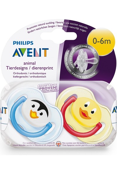 Philips Avent Avent 0% Bpa Free Flow Yalancı Emzik 0-6 Ay Truman Serisi 2'li Philips Avent Avent 0% Bpa Free Flow Yalancı Emzik 0-6 Ay Truman Serisi 2'li
