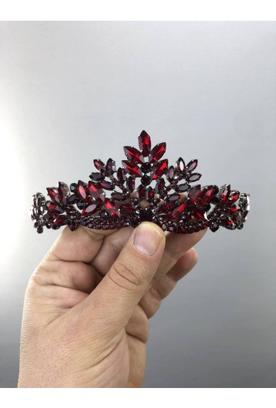 Hobigram Emma Bordo Kına ve Gelin Tacı Hobigram Emma Bordo Kına ve Gelin Tacı