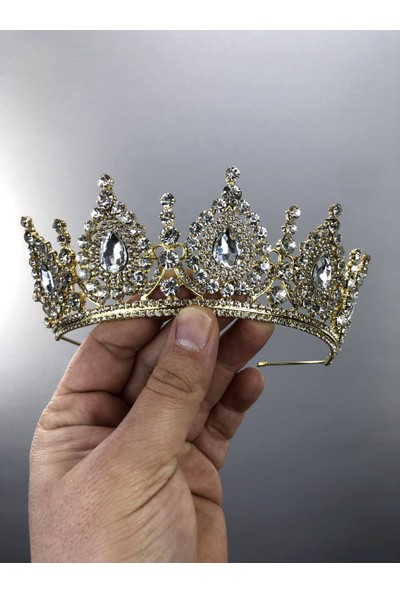 Hobigram Marie Gold Kına ve Gelin Tacı