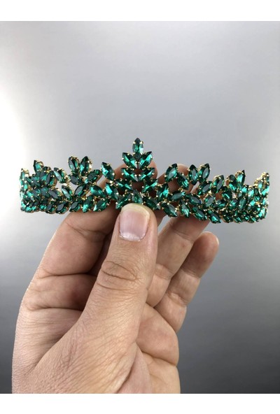 Hobigram Florence Yeşil Gold Kına ve Gelin Tacı Hobigram Florence Yeşil Gold Kına ve Gelin Tacı