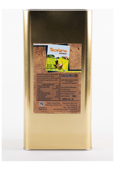 Teofarm Zeytinyağ 5lt Teneke Teofarm Zeytinyağ 5lt Teneke