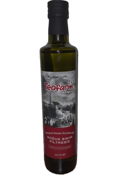 Teofarm Naturel Sızma Zeytinyağ 500ML Teofarm Naturel Sızma Zeytinyağ 500ML