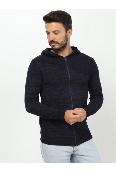 Twister Et 3455 Erkek Fermuarlı Kapüşonlu Sweat Lacivert Twister Et 3455 Erkek Fermuarlı Kapüşonlu Sweat Lacivert
