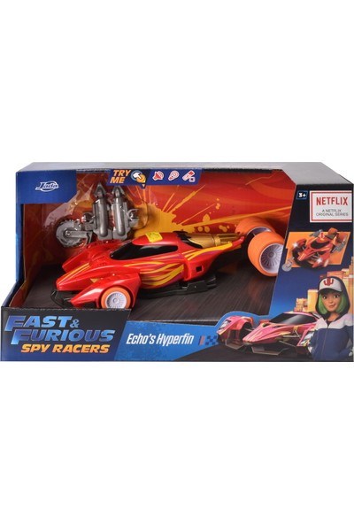 Dickie Toys Hızlı ve Öfkeli Casus Yarışçılar Ralli Hiper Fin Scara 1:24 Dickie Toys Hızlı ve Öfkeli Casus Yarışçılar Ralli Hiper Fin Scara 1:24