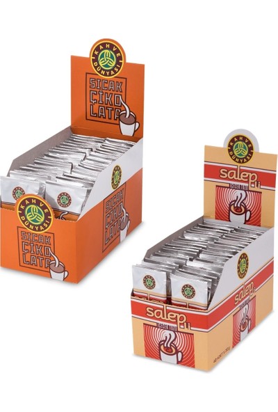 Kahve Dünyası Salep 35'li + Sıcak Çikolata 35'li