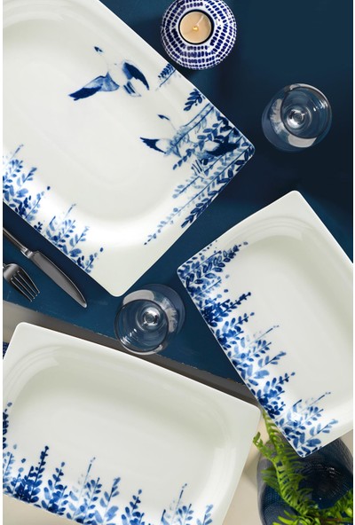 Kütahya Porselen Bone Mare 3 Parça Kayık Seti 880048 Kütahya Porselen Bone Mare 3 Parça Kayık Seti 880048