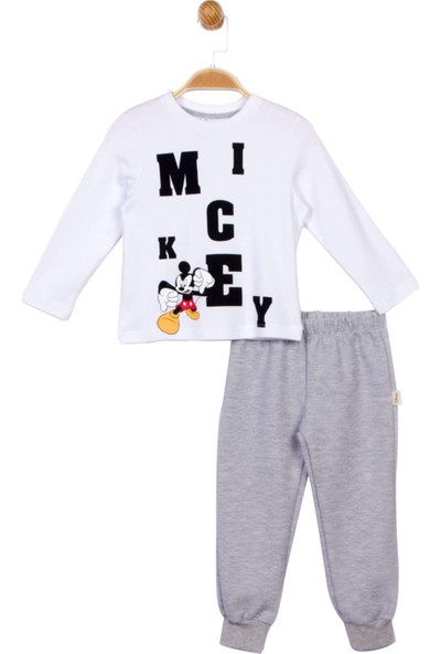 Mickey Mouse Lisanslı Çocuk Pijama Takımı 19862 Mickey Mouse Lisanslı Çocuk Pijama Takımı 19862