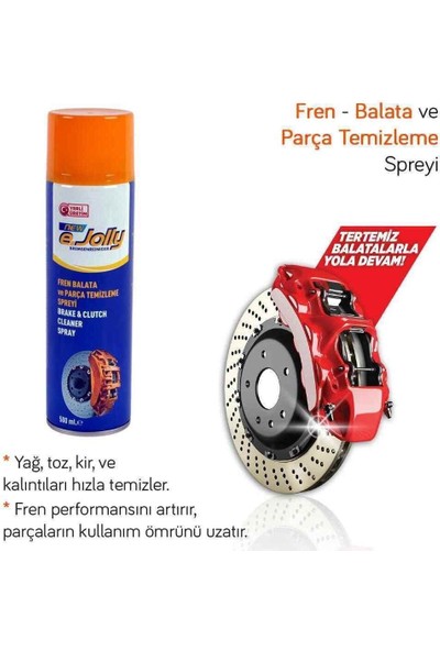 E-Jolly Fren Balata Temizleme Spreyi 500 ml