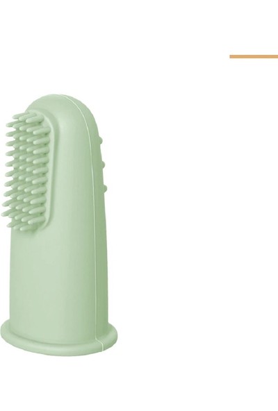 Yumio Kids Yumiokids Parmak Diş Fırçası Diş Kaşıyıcı Silikon -Yeşil