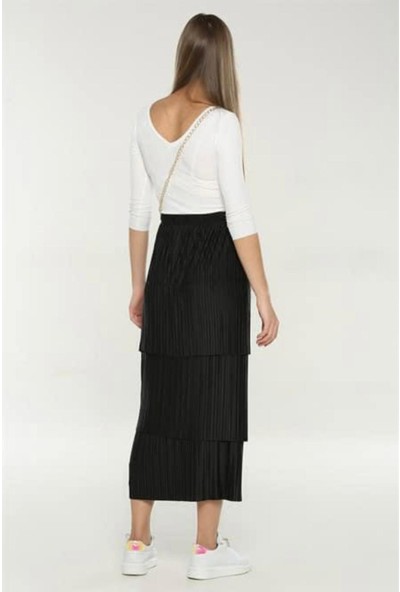 Linosso Pilili Uzun Etek Linosso Pilili Uzun Etek