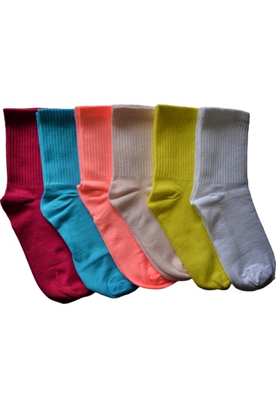 London Socks 6'lı Unisex Düz Renk Kolej Çorap Model 1 London Socks 6'lı Unisex Düz Renk Kolej Çorap Model 1