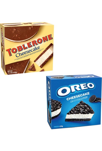 Toblerone Cheesecake 430 gr + Oreo Cheesecake 425 gr Toblerone Cheesecake 430 gr + Oreo Cheesecake 425 gr