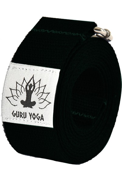 Guru Yoga Doğal Yoga Kemeri Siyah 250 cm