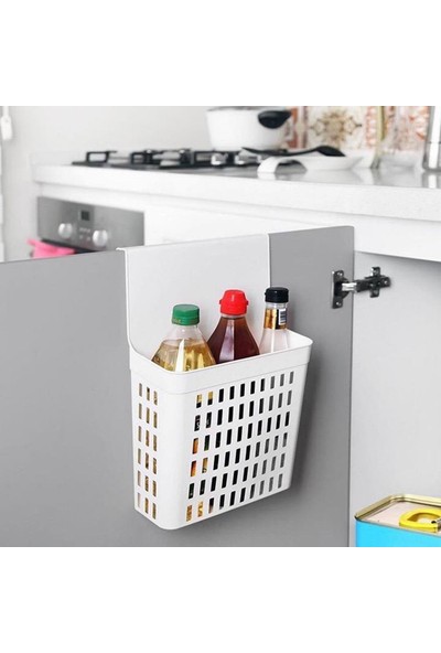Vakia Dolap Içi Askılı Deterjanlık / Asılabilir Dolap Düzenleyici Sepet