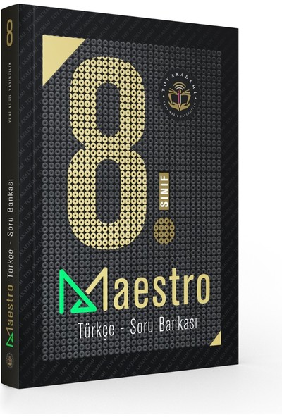 Toy Akademi 978-605-74016-3-28. Sınıf Maestro Türkçe Soru Bankası